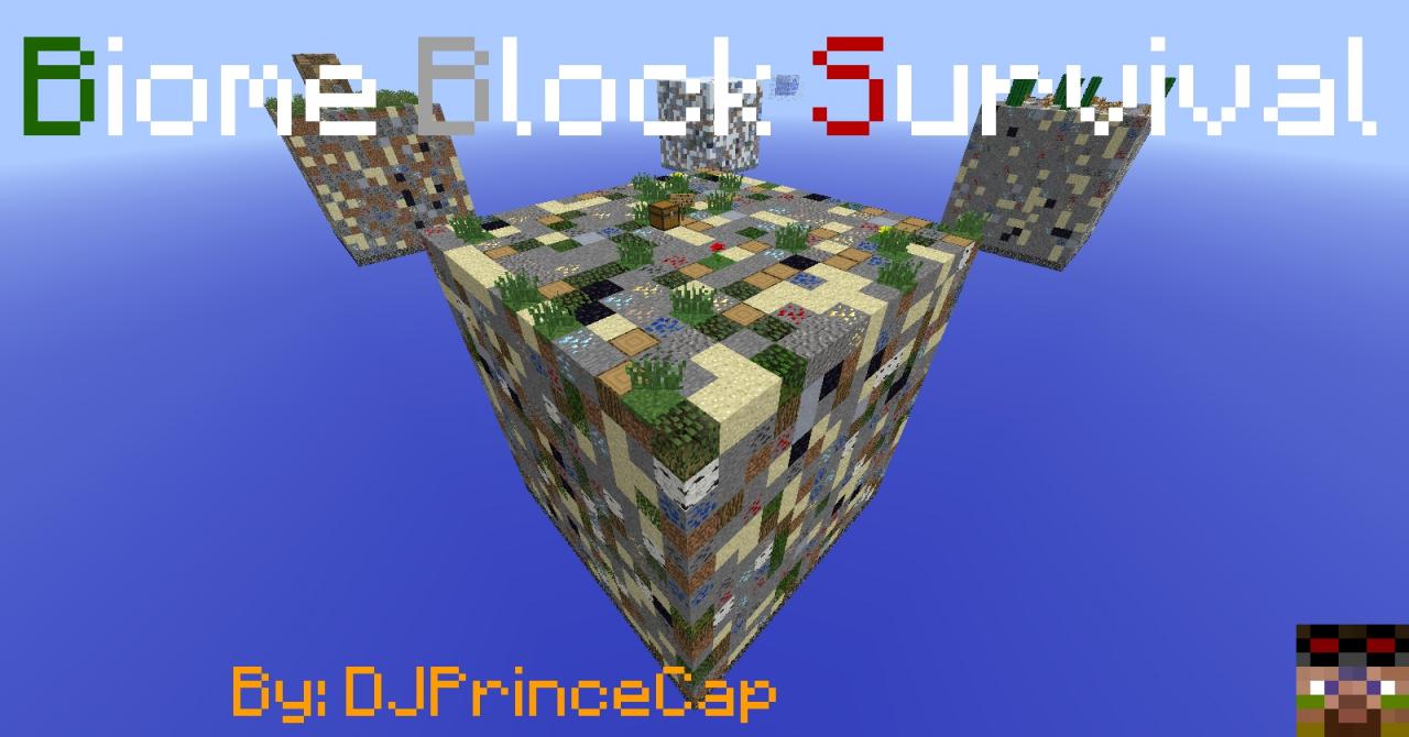 [1.4.7][Surv] Biome Block Survival V1.0 Minecraft Map