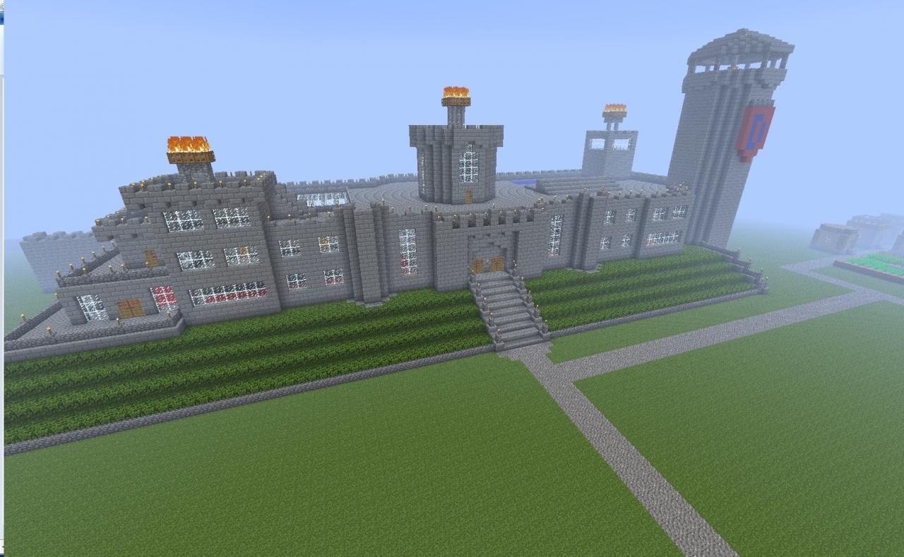 Castle and Village Minecraft Map