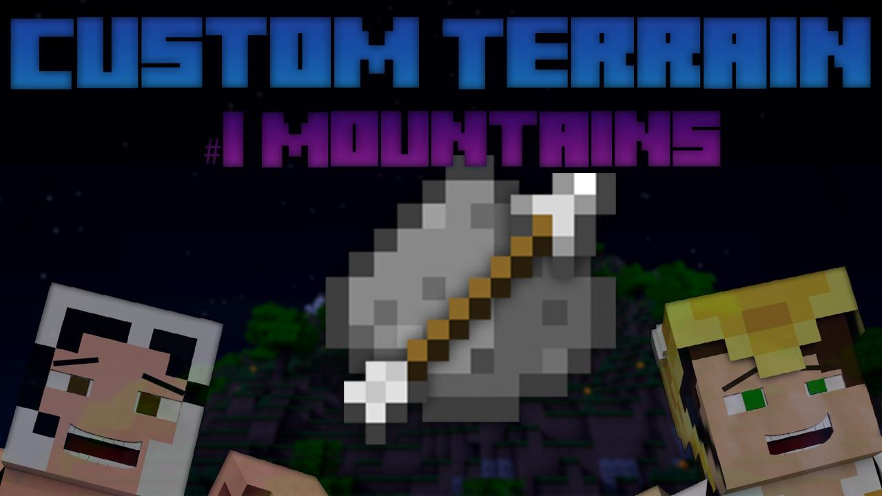 Custom Terrain #1 Mountains Minecraft Map