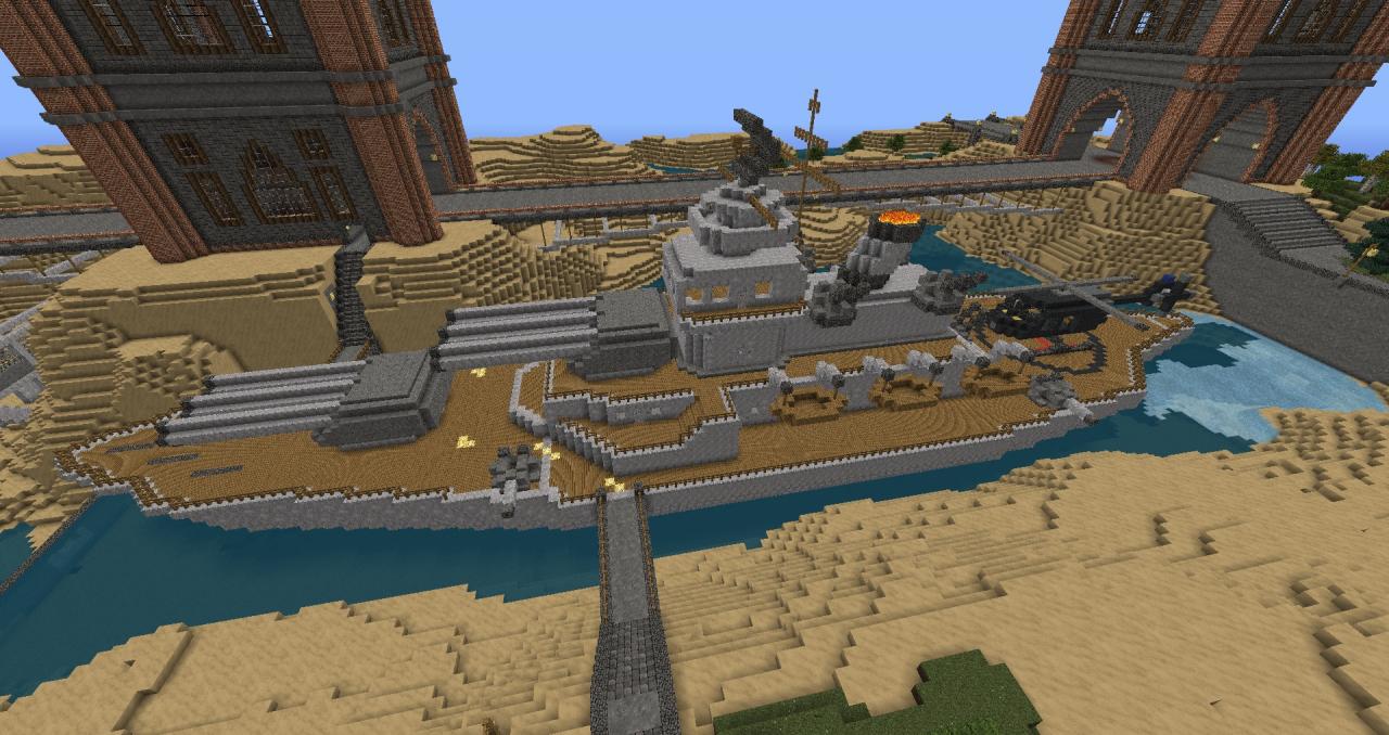 Destroyer Ship Minecraft Map