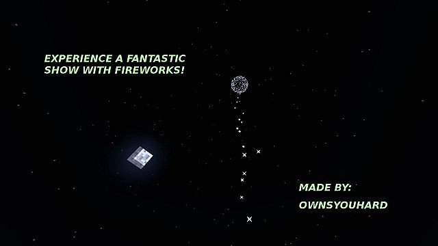 Firework evening (REDSTONE) Minecraft Map
