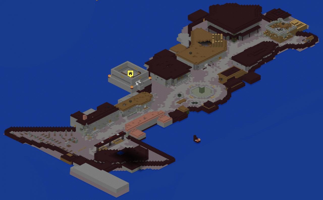 Minecraft Zombie Survival Map 1 - Ghost Town - IJO Minecraft Minecraft Map