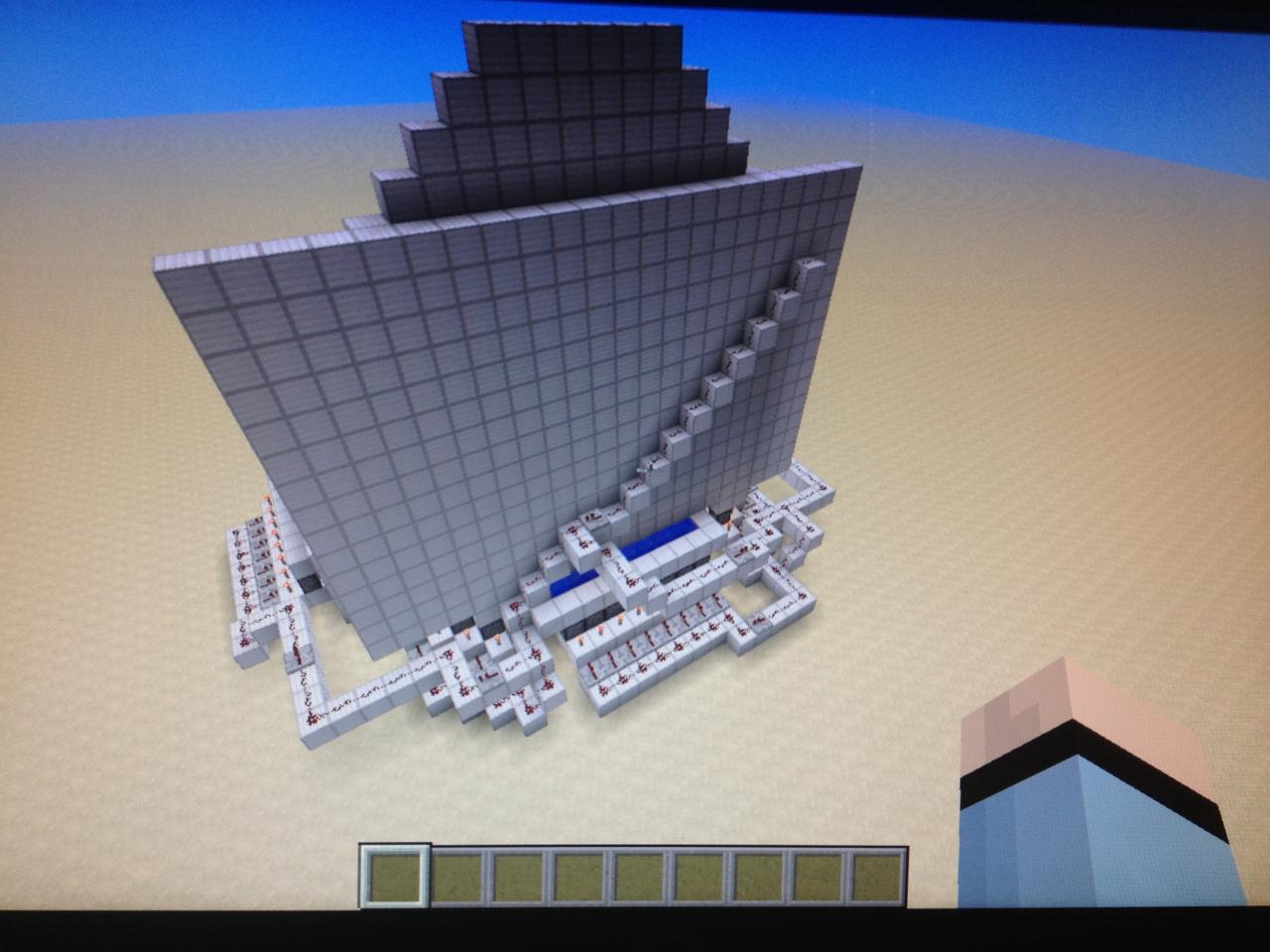 Gigantic Flushable Toilet (UPDATE REDSTONE COVERED) Minecraft Map