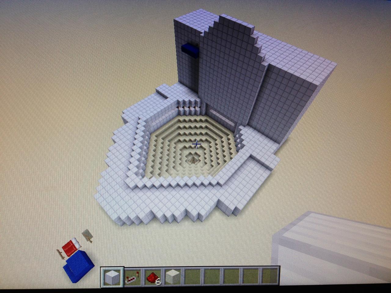 Gigantic Flushable Toilet (UPDATE REDSTONE COVERED) Minecraft Map