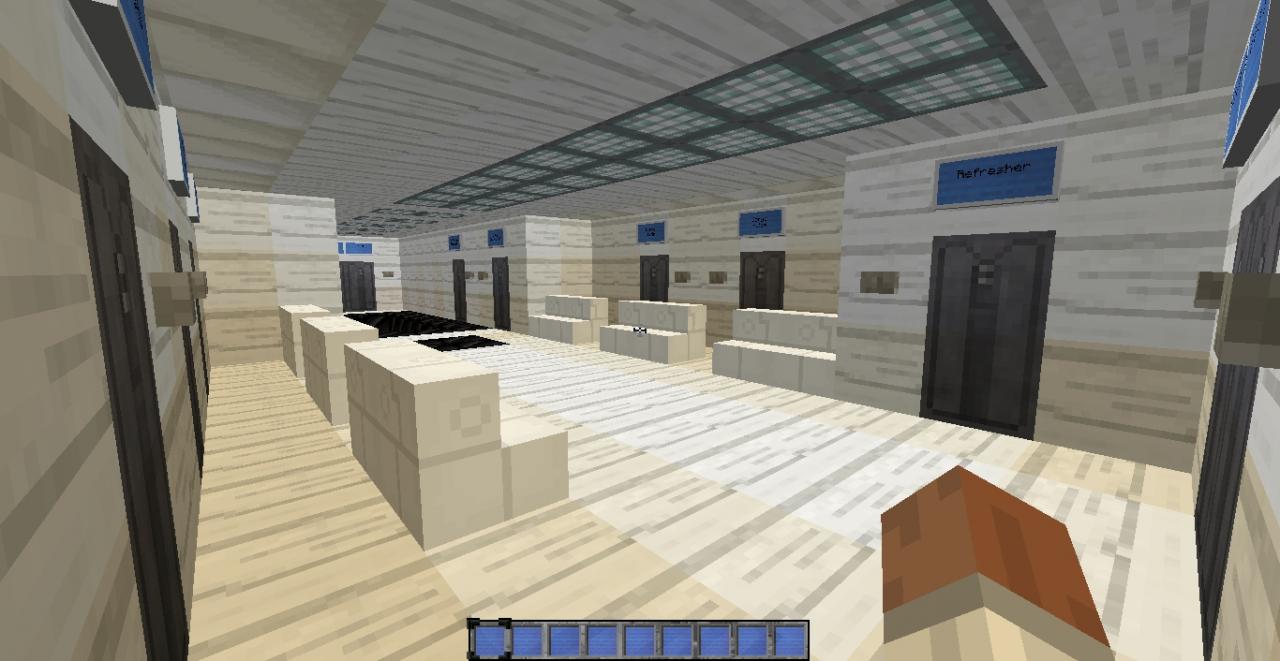 Lambda Shuttle & Schematic Minecraft Map