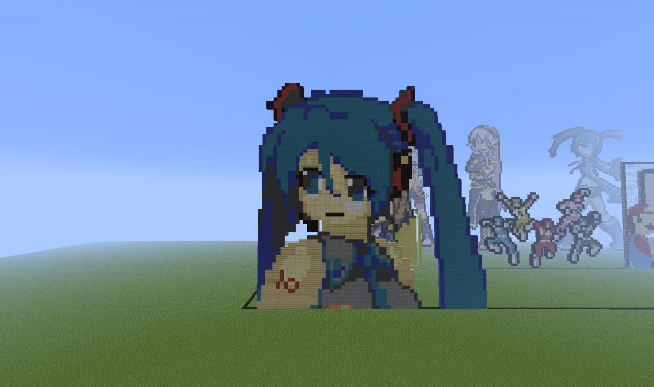 Miku Bust Minecraft Map