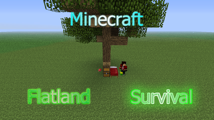 Flatland Survival!!! Minecraft Map