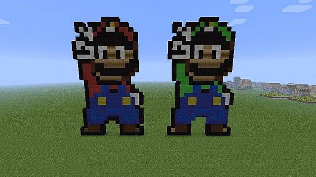 Super mario bros. Minecraft Map