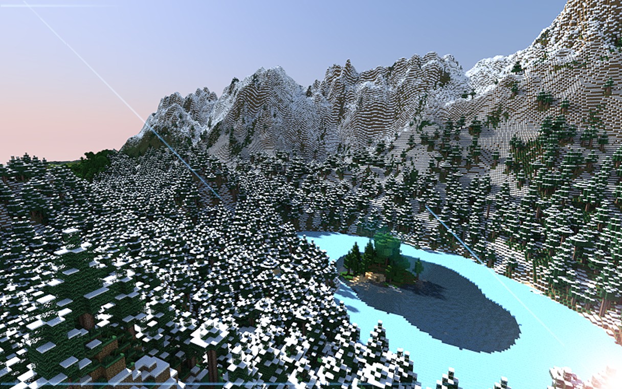 Mountian area :D (10 diamonds?) Minecraft Map