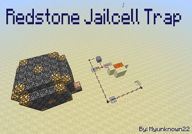 Redstone Jailcell Trap Minecraft Map