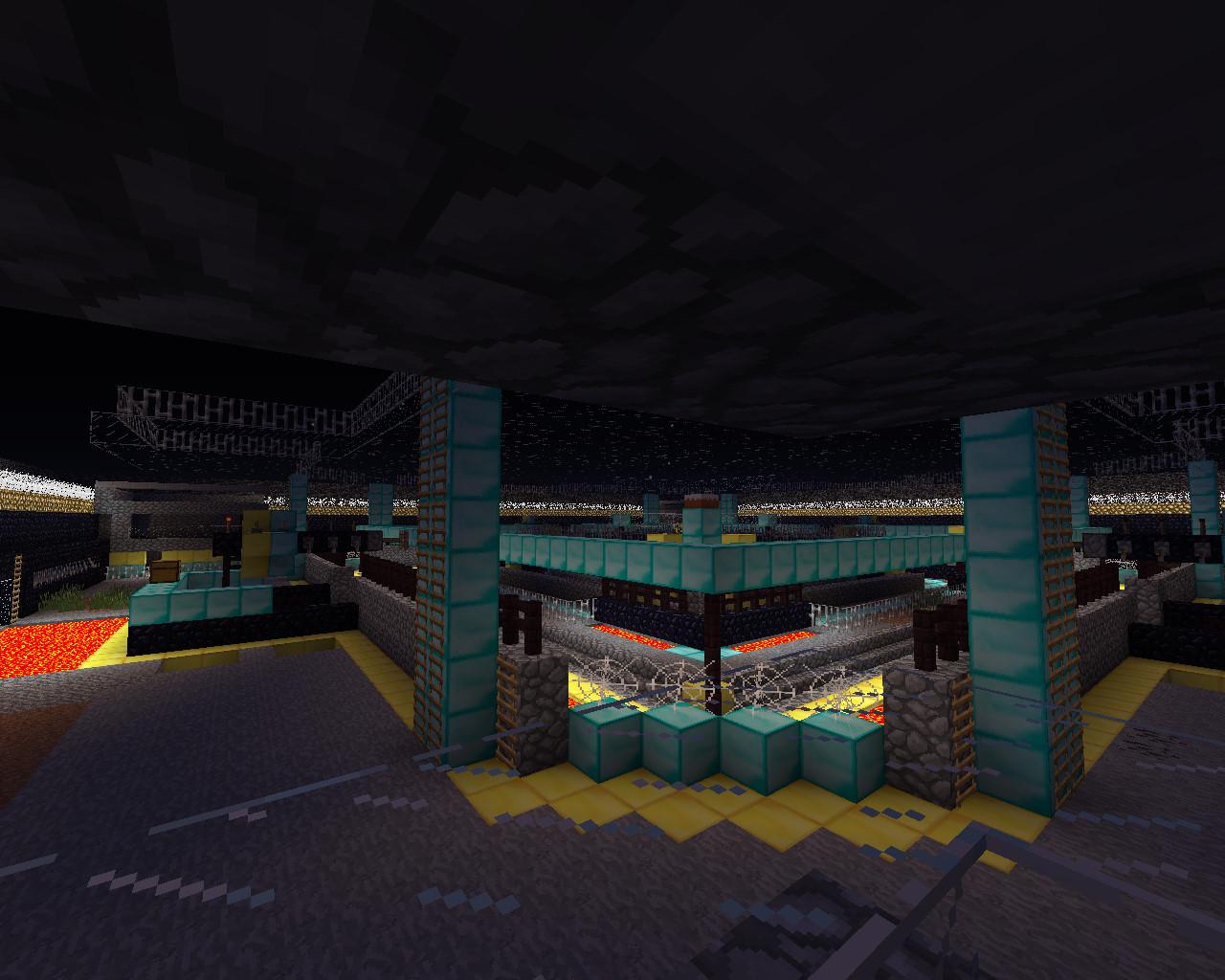 PVP Gold & Diamond Arena Minecraft Map
