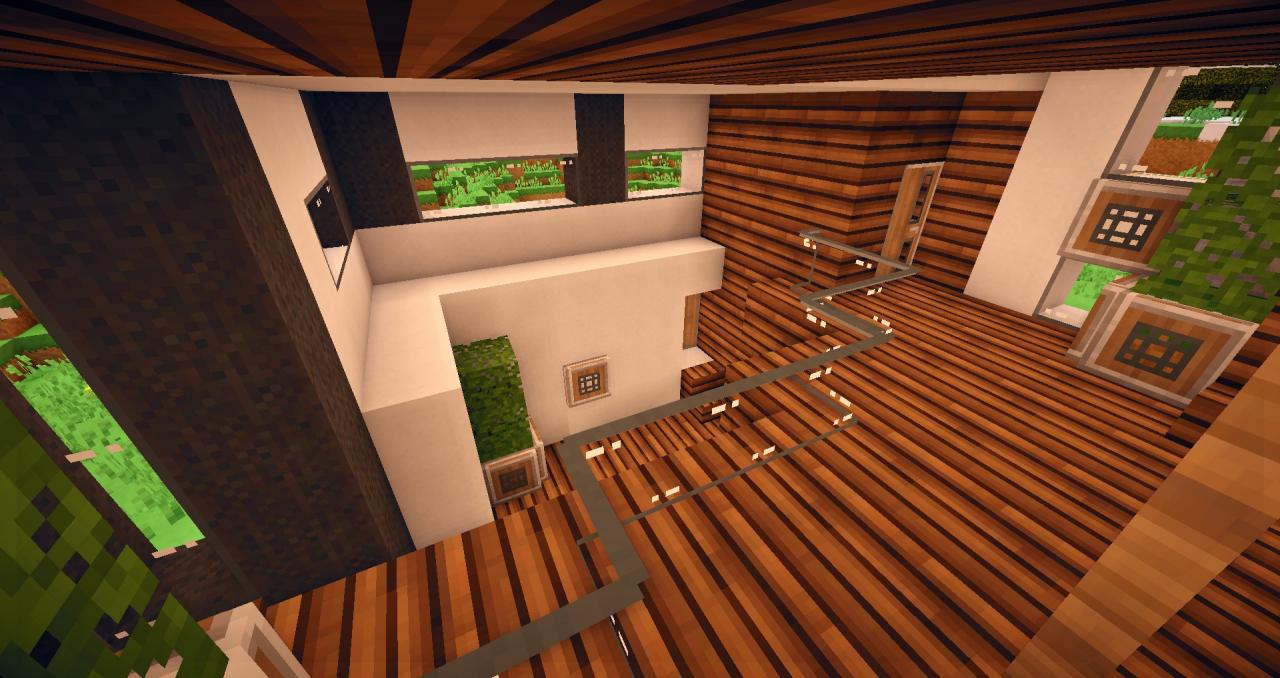 Pane: A Modern Minecraft home Minecraft Map