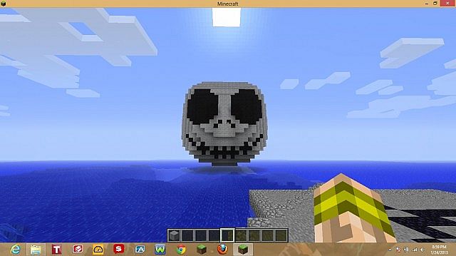 Jack Skellington (skull only) Minecraft Map