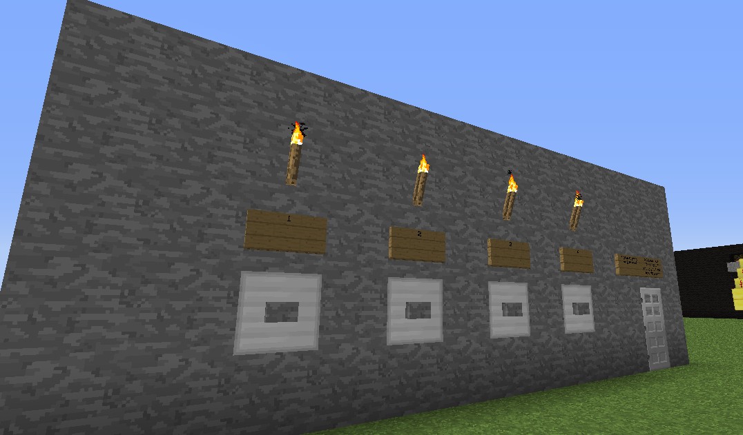 Most simple 1-4 Combo lock! Minecraft Map