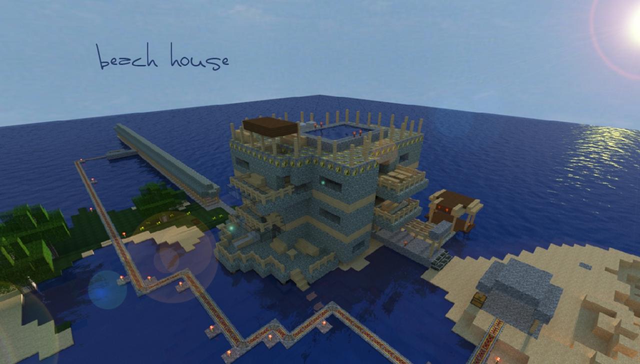 Beach House Minecraft Map