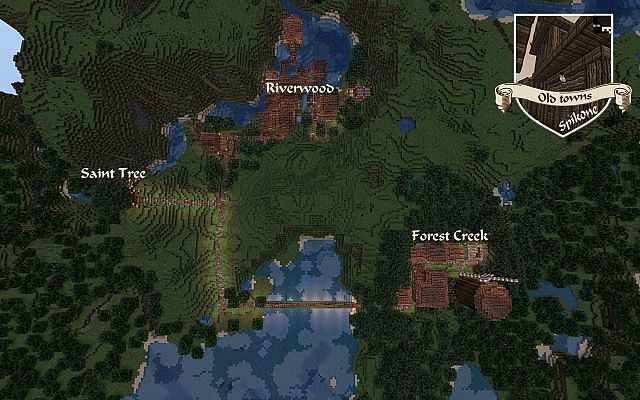 Simple Old Towns Update [23-01-2013] Minecraft Map