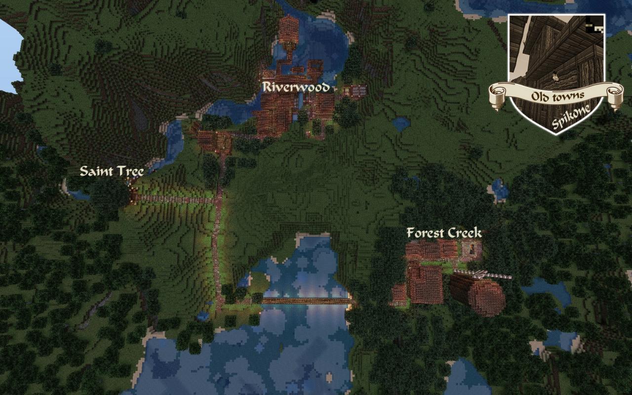 Simple Old Towns Update [23-01-2013] Minecraft Map