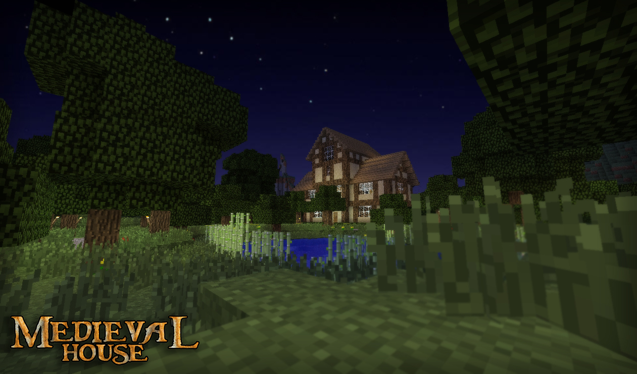 European medieval house Minecraft Map