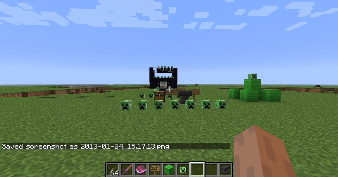 creeper survival map Minecraft Map