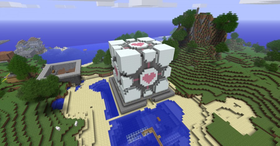 Companion Cube Minecraft Map