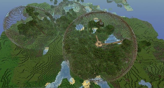 The Eden Project(UK) masoncraft.silvagaming.co.uk Minecraft Map