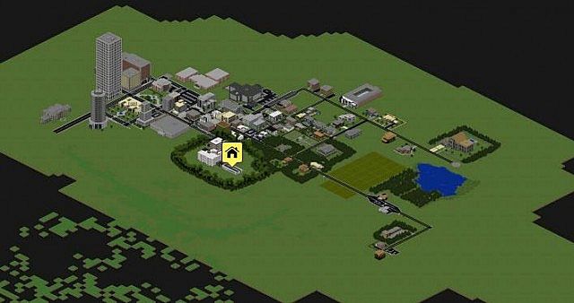 Modern City 4.3 Mb Minecraft Map