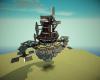 flying steampunk windmill Minecraft Map