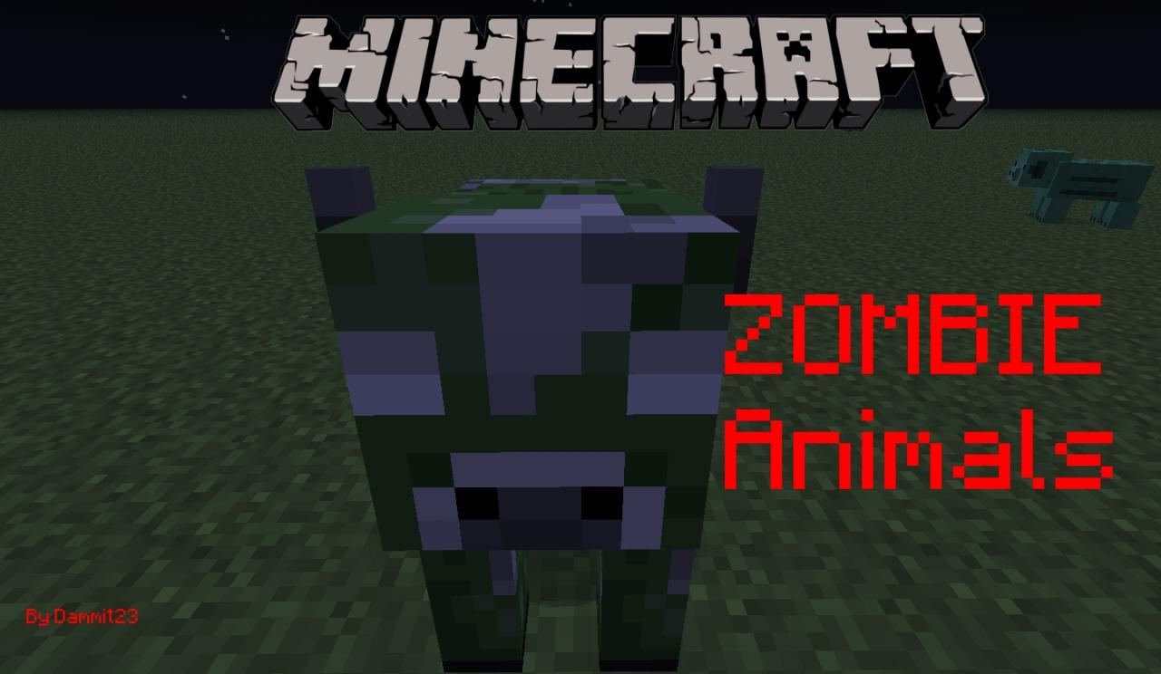 Zombie Animals (More Mobs) [1.4.6] [Forge] Minecraft Mod