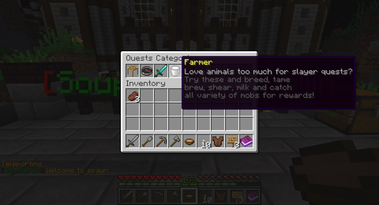 [SoupCraft] Survival+ Creative / Minigames / Economy+Quests & Free ...