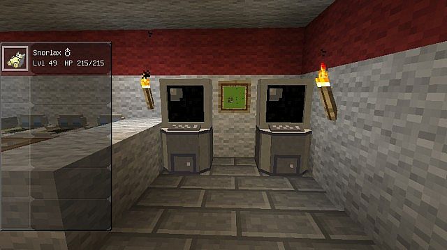 Pokemon Healing Center Minecraft Map