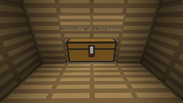 Simple Trash Disposal System (R001) Minecraft Map