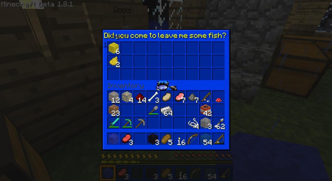 Blue (Invert) GUI Minecraft Texture Pack