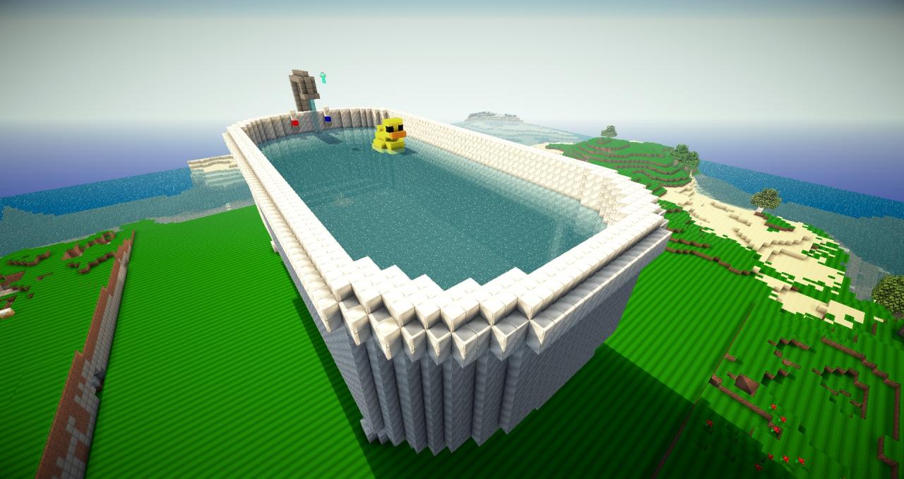 Giant Bathtub Minecraft Map