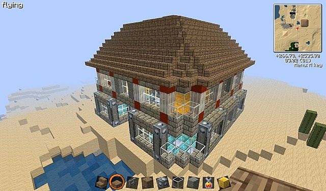 Voxel Box style house Minecraft Map