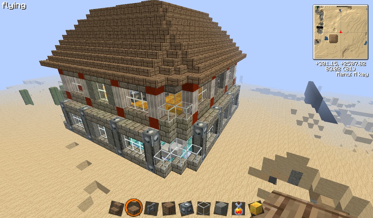 Voxel Box style house Minecraft Map