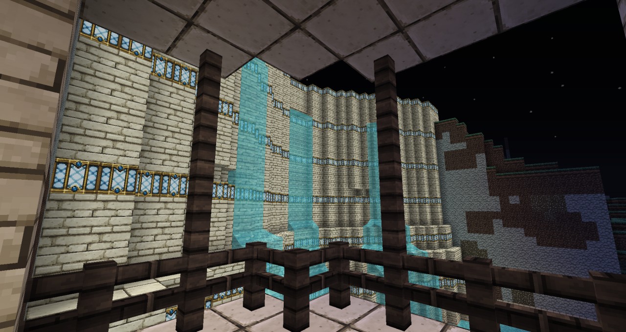 Piston Dam Underground Base (Cinematic) Minecraft Map