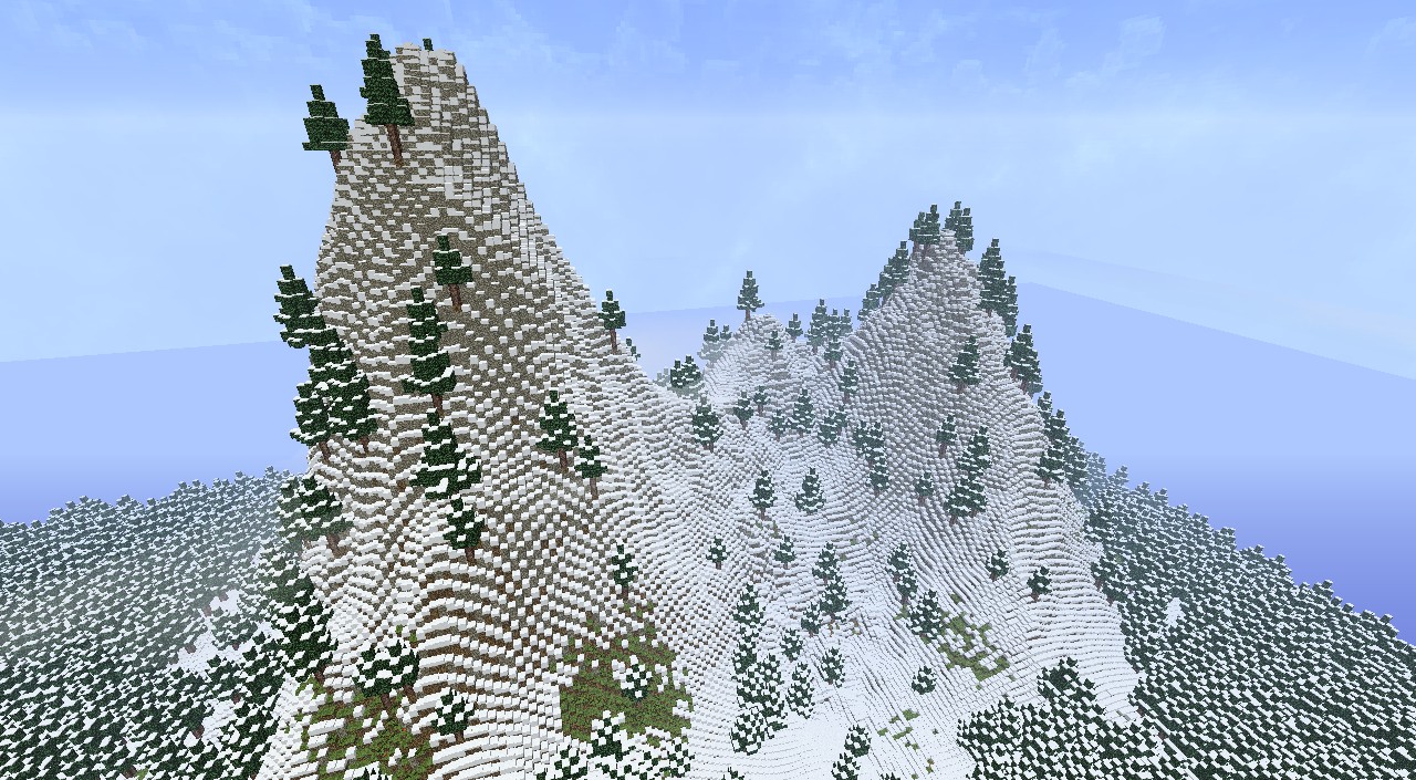The Frosty Mountains of Garmung Minecraft Map