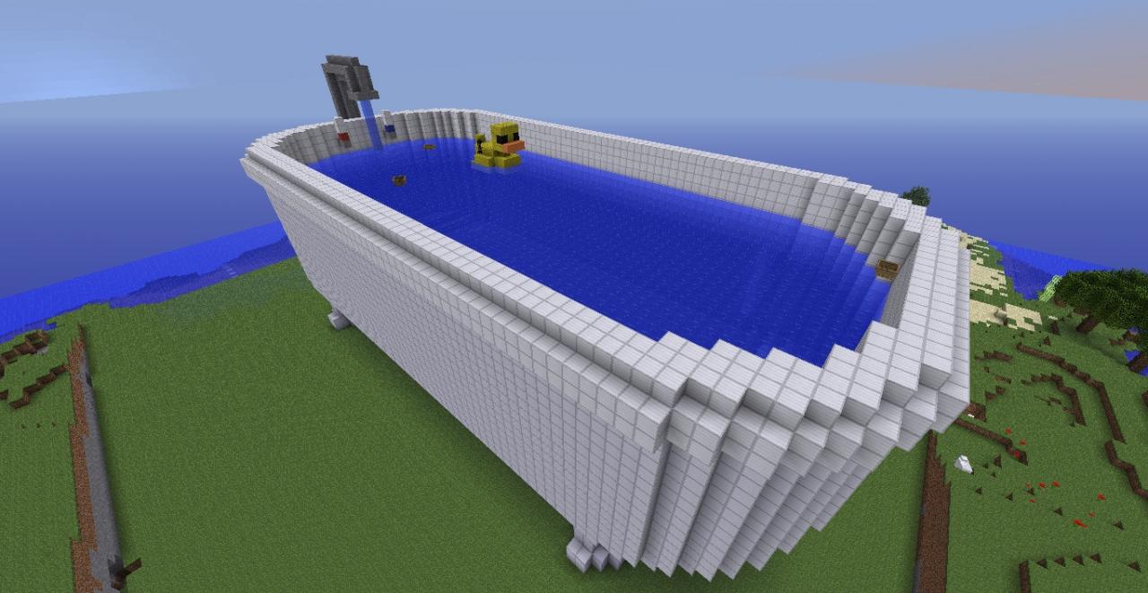 Giant Bathtub Minecraft Map