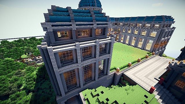 spawn building Minecraft Map