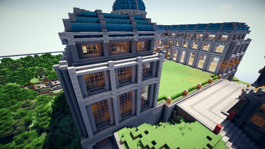 spawn building Minecraft Map
