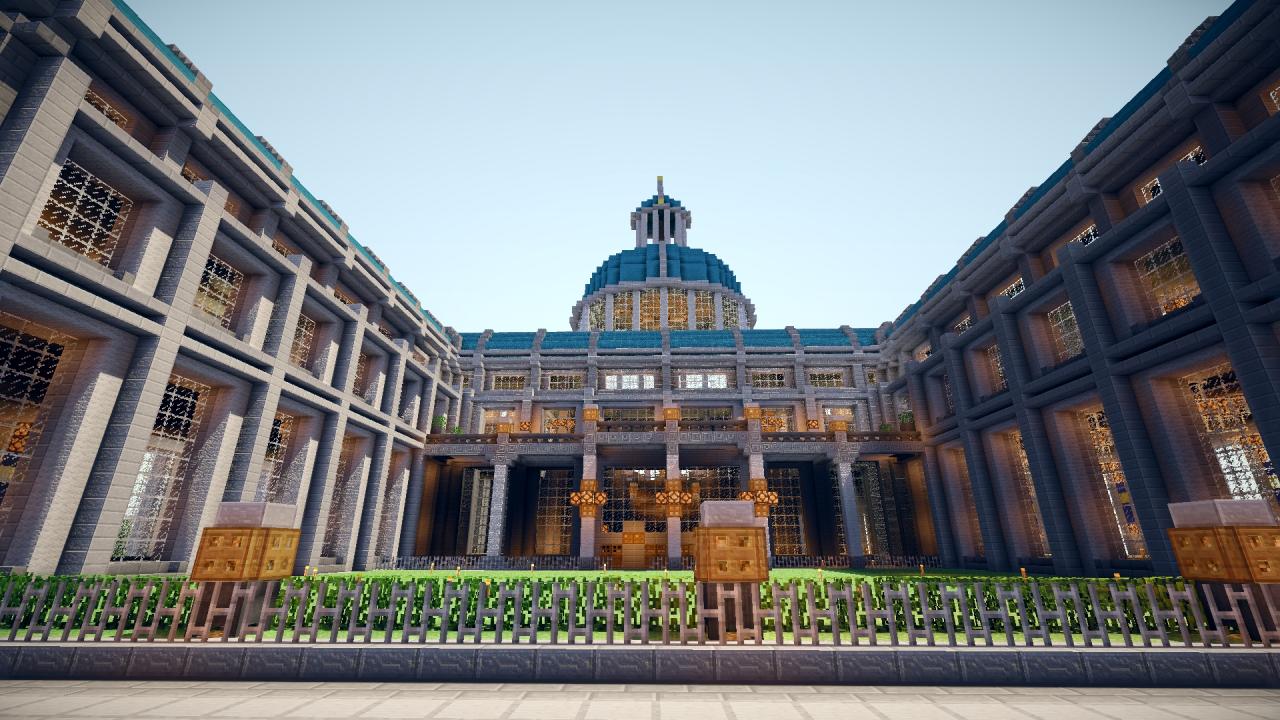 spawn building Minecraft Map