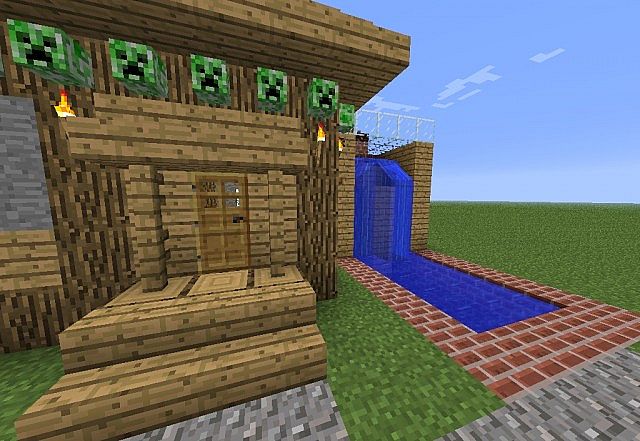 Watermill & House Minecraft Map