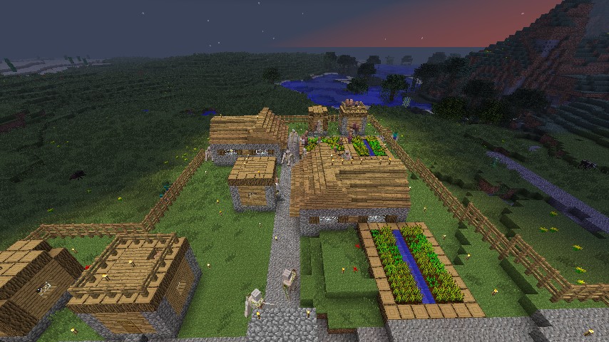 Fortified Village Minecraft Map