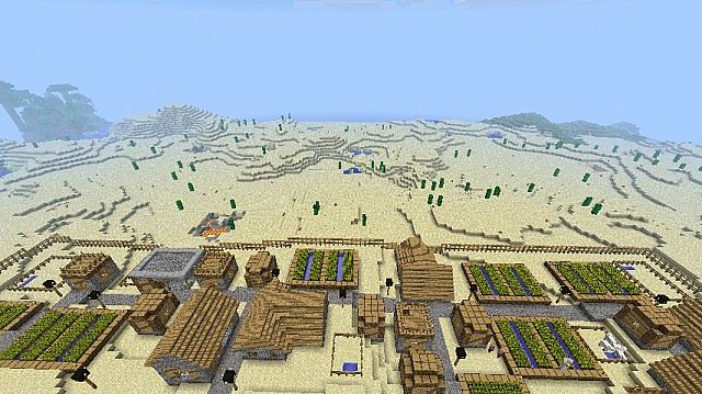 Huge Village Minecraft Map