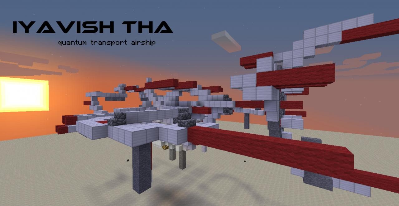 Iyavish Tha - quantum transport airship Minecraft Map