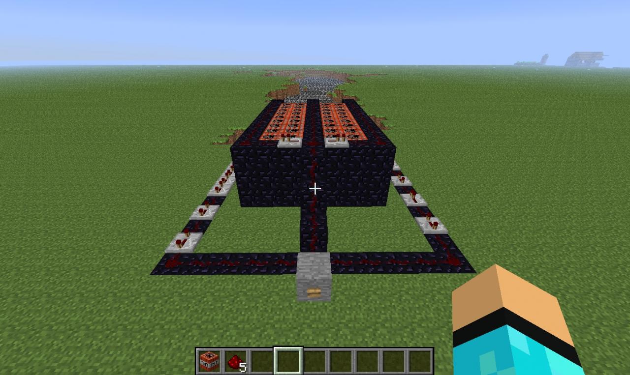 4 Shot Redstone Cannon Minecraft Map