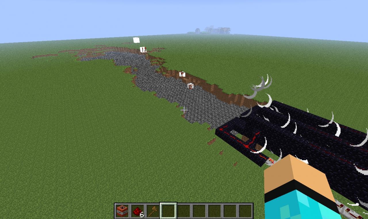 4 Shot Redstone Cannon Minecraft Map