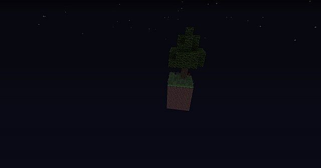 The floating Square Survival! Minecraft Map