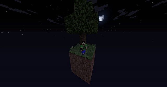 The floating Square Survival! Minecraft Map