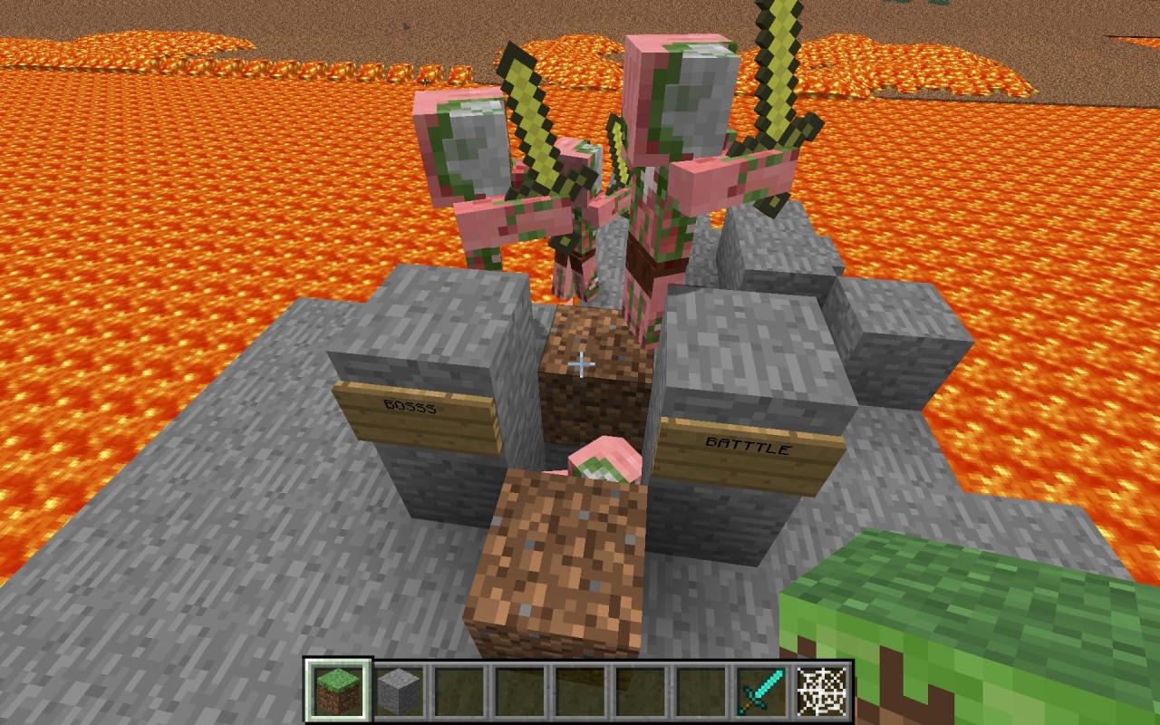 lava survival Minecraft Map